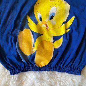 American Vintage | Tops | Vintage Tweety Bird Graphic Logo Blue ...